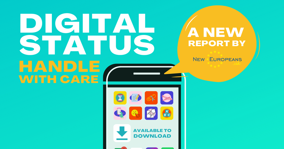 Digital Status: Handle with care | New Europeans report funded by Trust ...