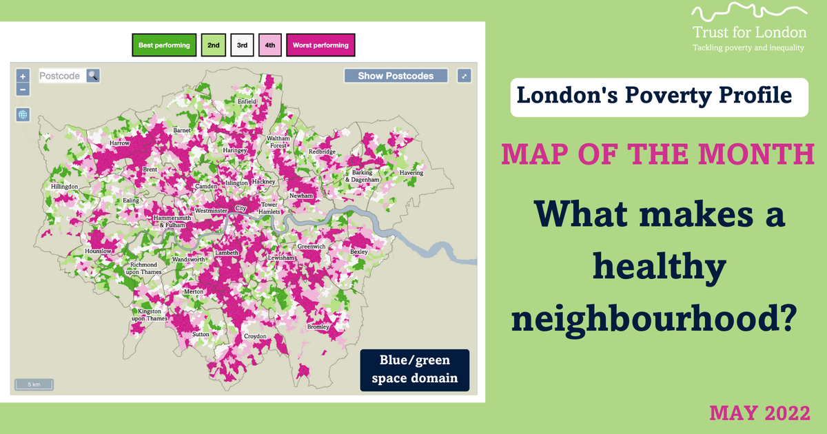 London's Poverty Profile: map of the month - what makes a neighbourhood ...