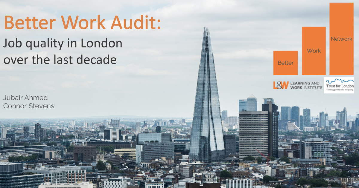 Better Work Audit | Learning & Work Institute report funded by Trust ...